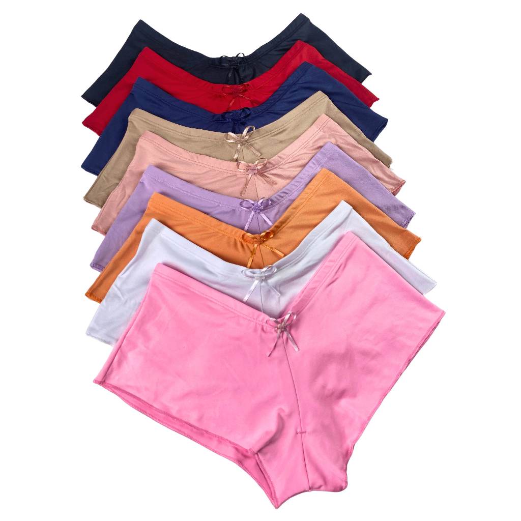 Kit C/ 5 Calcinha Box Shortinho Short Boxer Feminina Segunda Pele Confortável dia a dia | Shopee ...