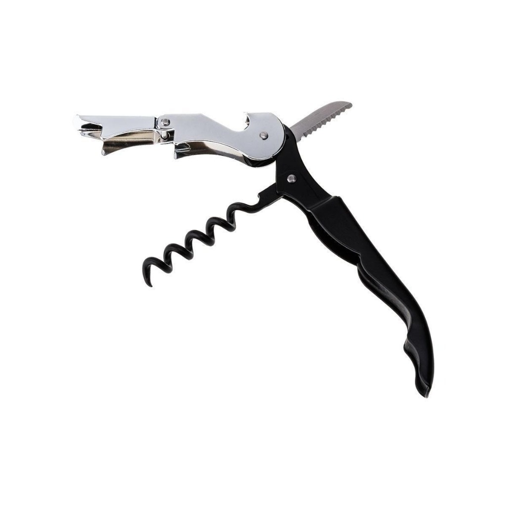 Saca Rolhas Abridor de Vinhos e Garrafas Profissional em Inox | Shopee ...