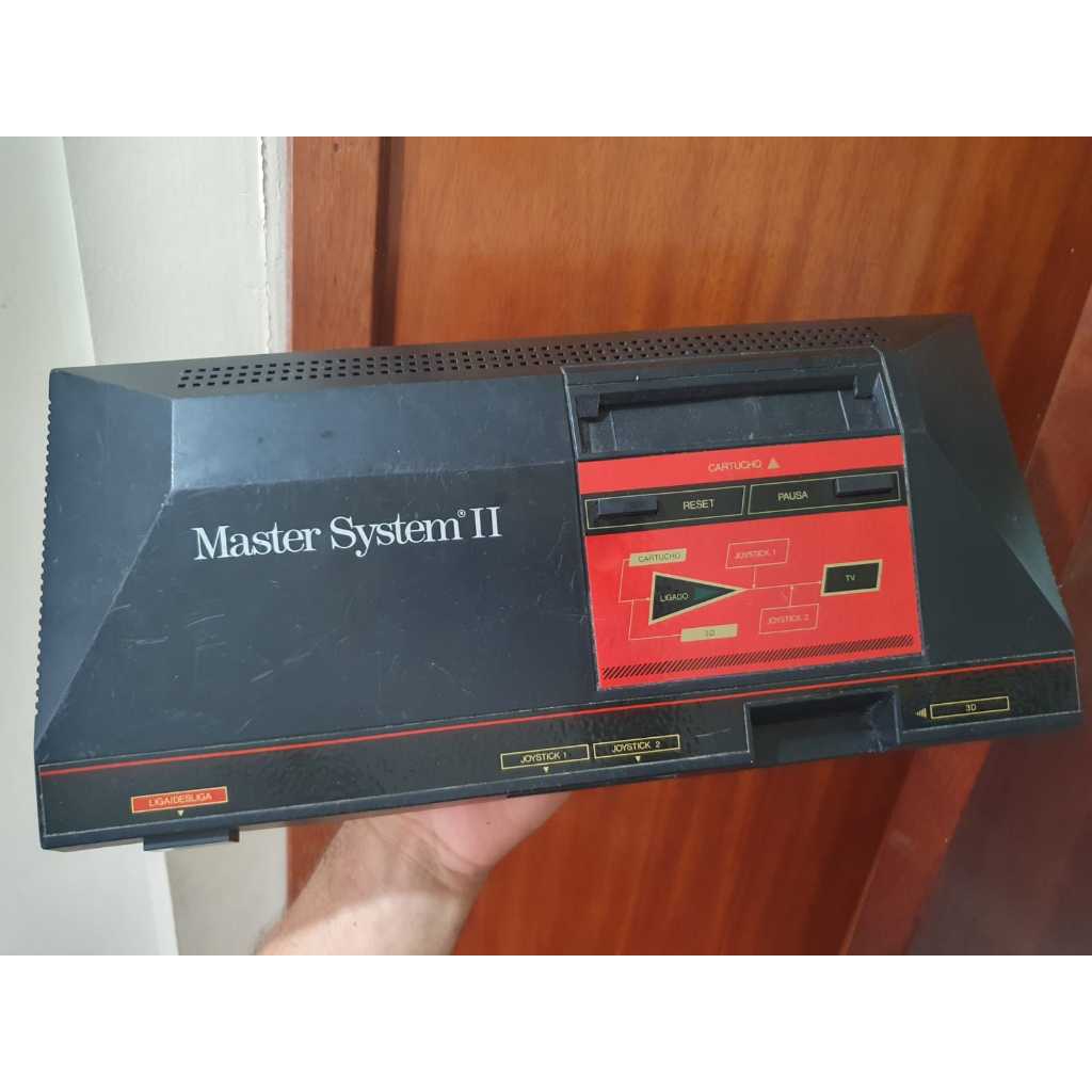 Sega Master System 2 Somente O Console Leia O Anuncio | Shopee Brasil