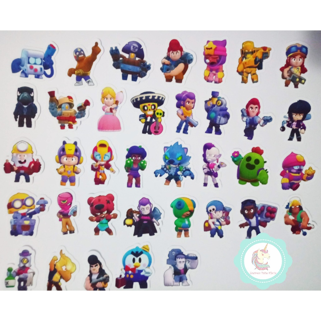 100 apliques adesivos brawl stars | Shopee Brasil