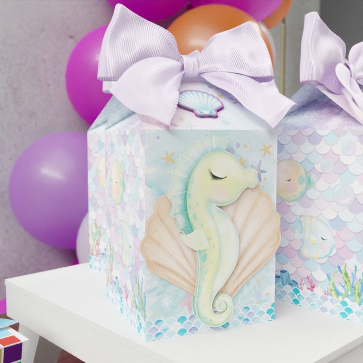 KIT 75 PEÇAS PERSONALIZADO, TEMA fUNDO DO MAR CUT. | Shopee Brasil