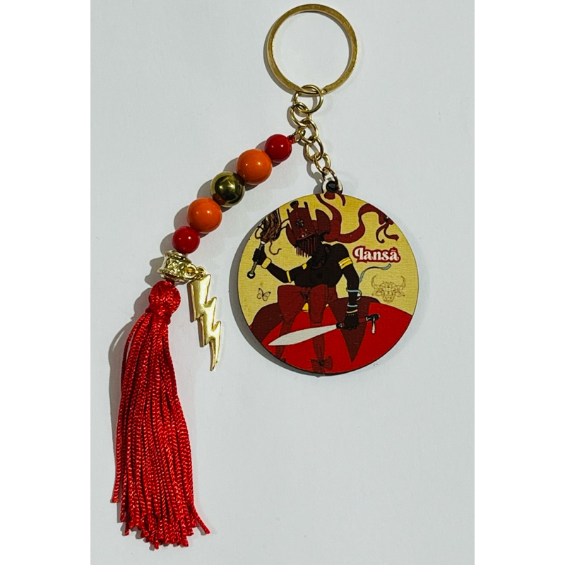 CHAVEIRO IANSÃ LUXO UMBANDA QUIMBANDA CANDOMBLÉ | Shopee Brasil