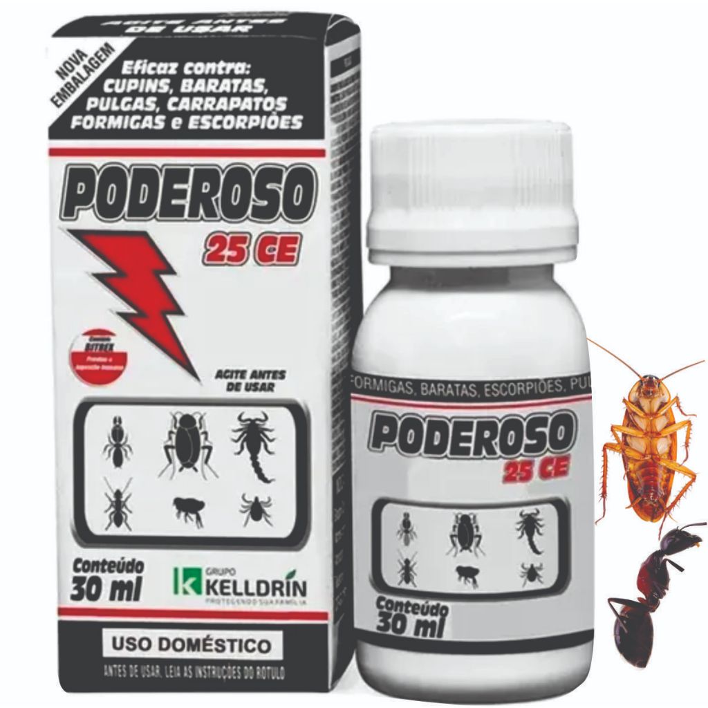 Veneno Barata Formiga Cupim Pulgas Carrapato e Escorpião Poderoso ...
