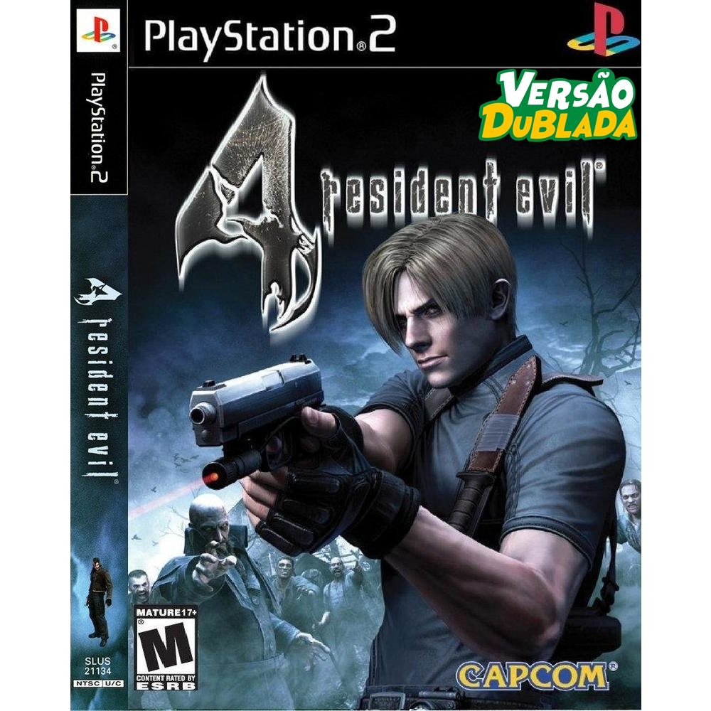 JOGO RESIDENT EVIL 4 DUBLADO PS2 | Shopee Brasil