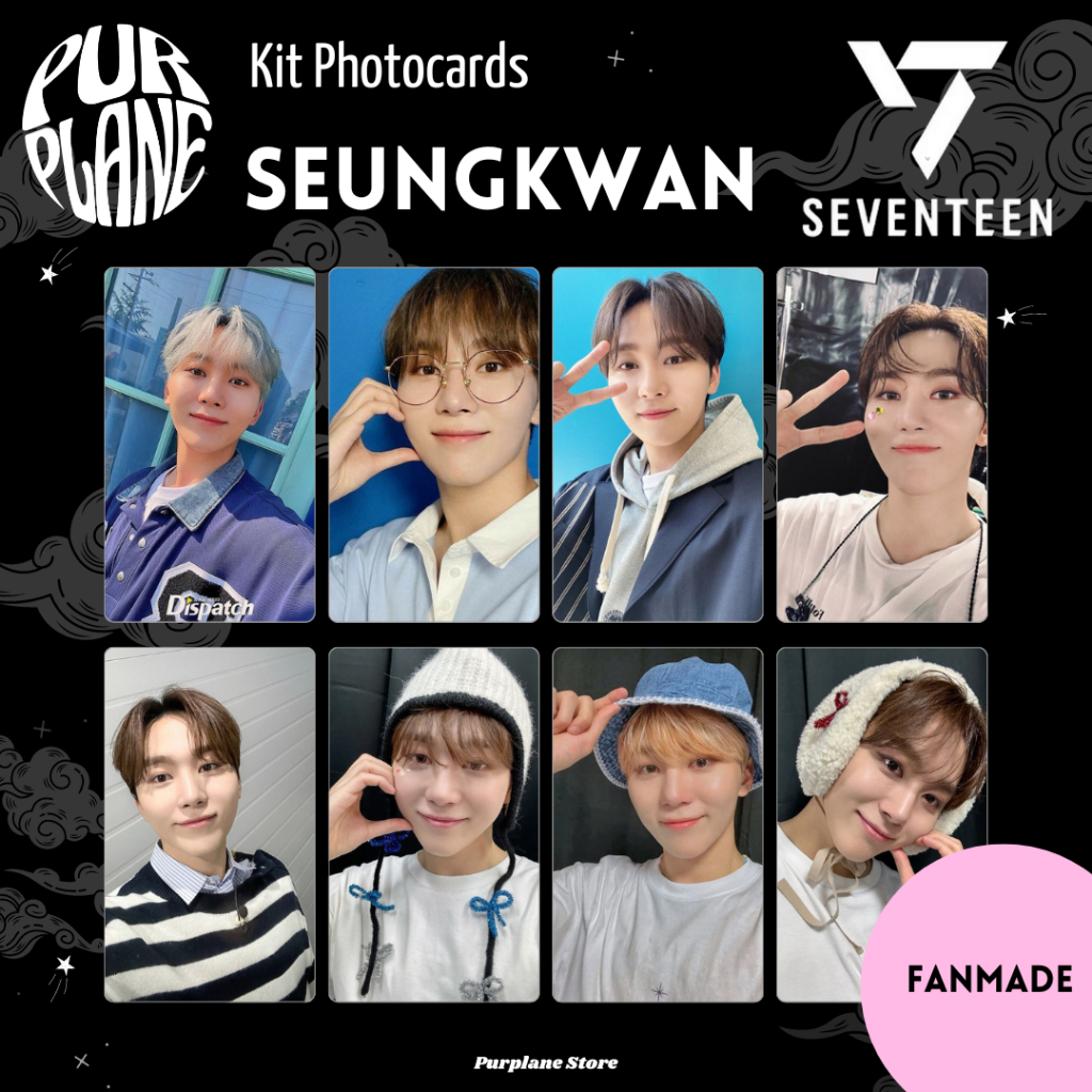 Seungkwan Selca Photocards Seventeen Kpop Fanmade Shopee Brasil