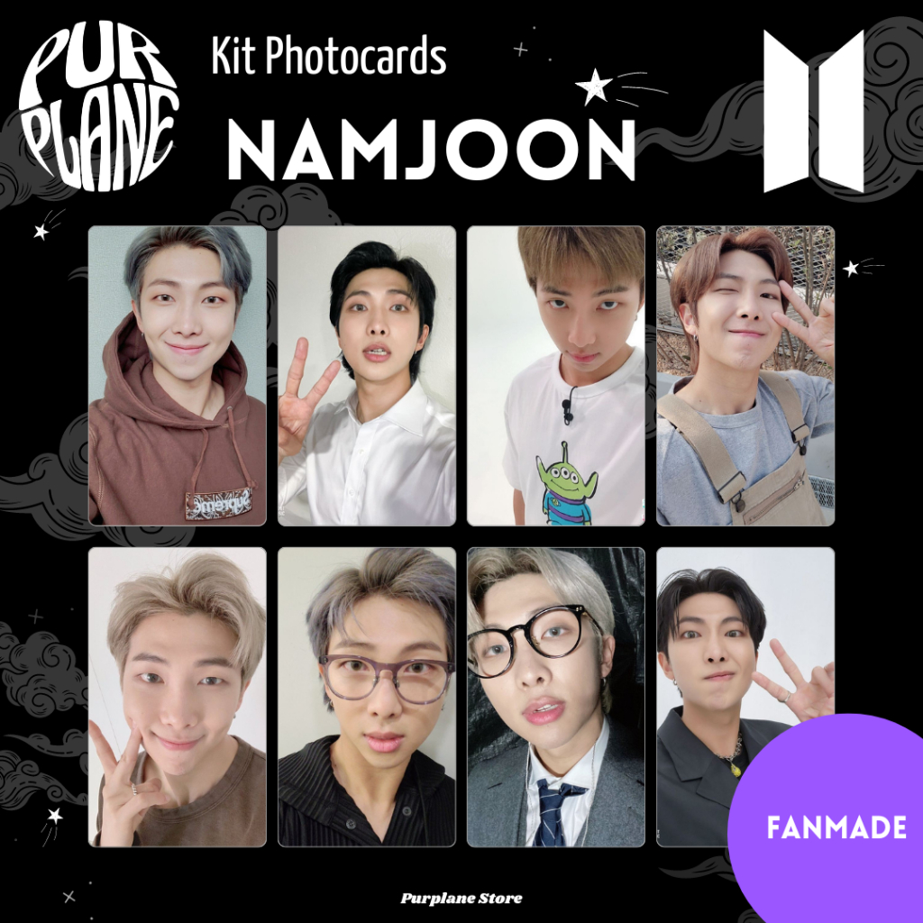 RM Namjoon Selca Photocards Fanmade Kpop BTS | Shopee Brasil
