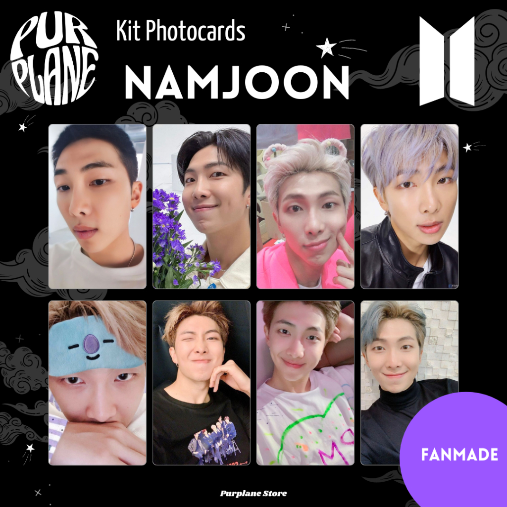 RM Namjoon Selca Photocards Fanmade Kpop BTS | Shopee Brasil