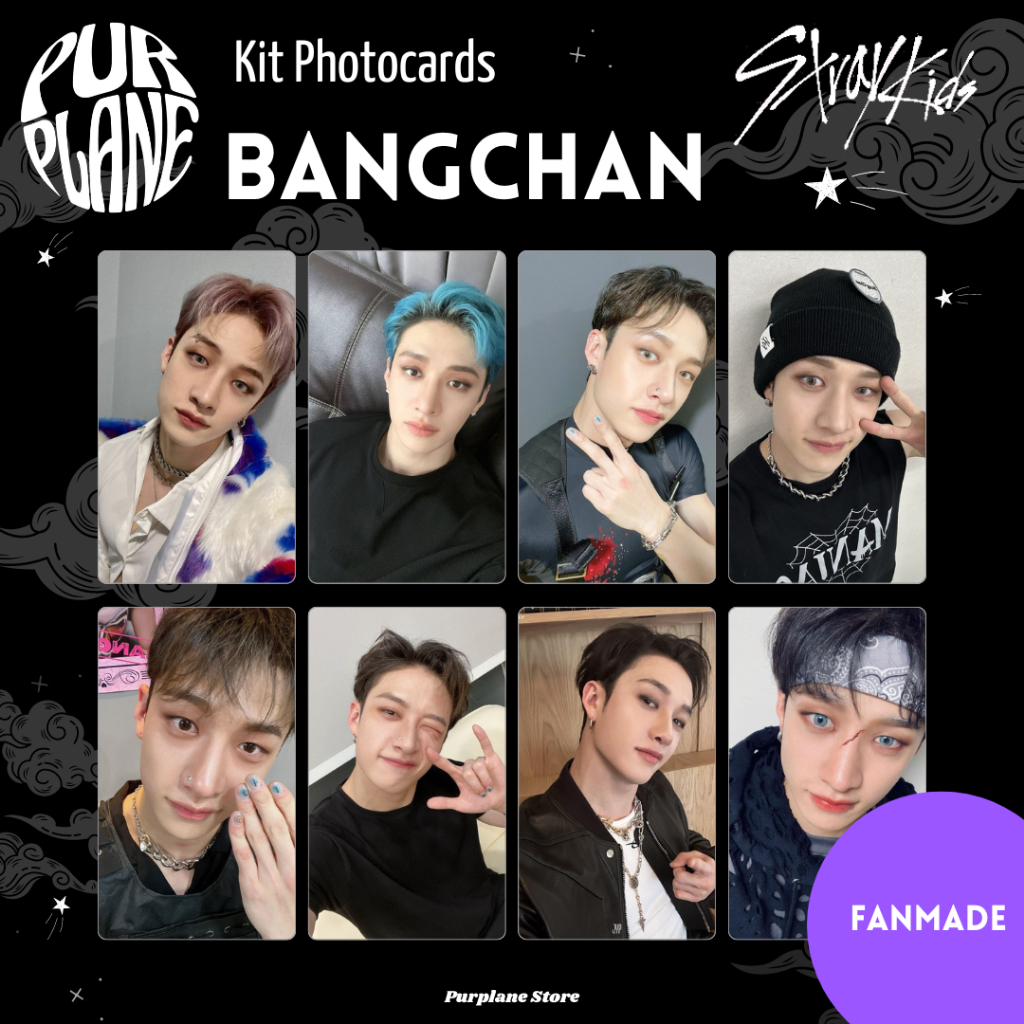 Bangchan Selca Photocards Fanmade Kpop Stray Kids | Shopee Brasil