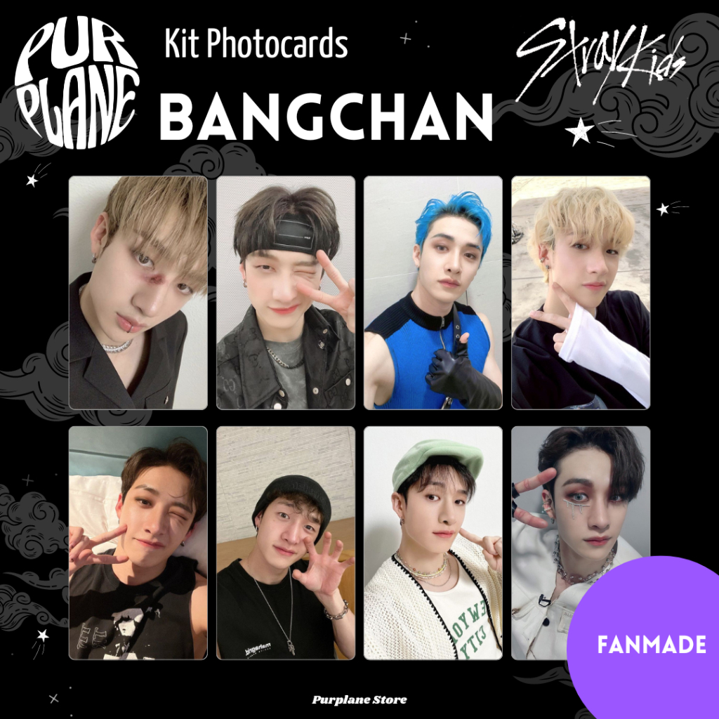 Bangchan Selca Photocards Fanmade Kpop Stray Kids | Shopee Brasil