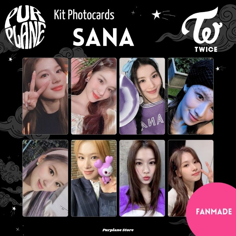 Sana Selca Photocards Twice Kpop Fanmade | Shopee Brasil