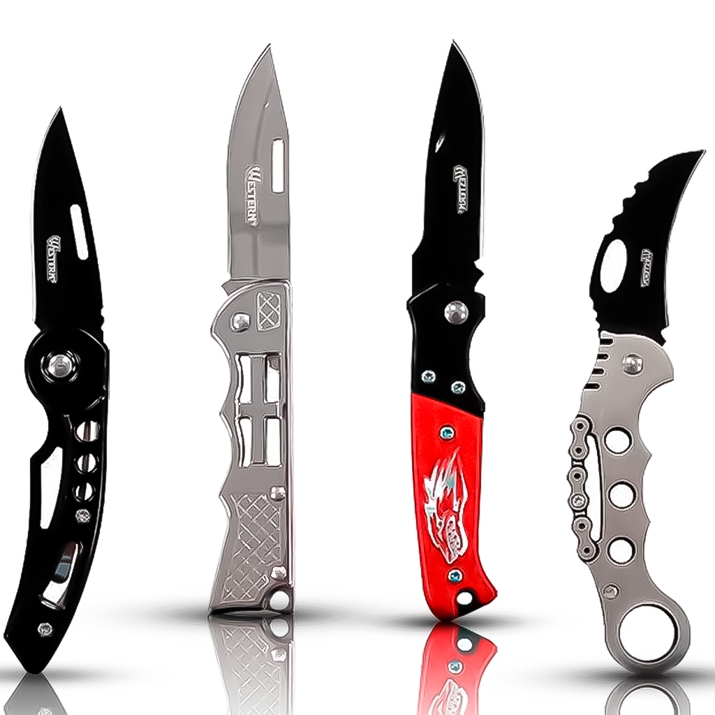 Canivete Lâmina Dobrável De Bolso Em Aço Inox 15cm Vários Modelos A ...