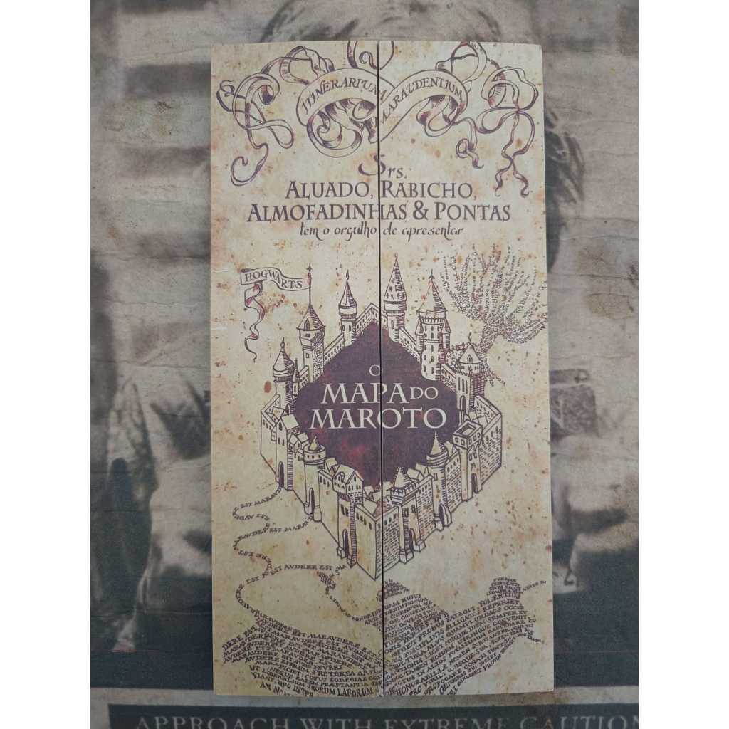 Mapa do Maroto Harry Potter Hp | Shopee Brasil