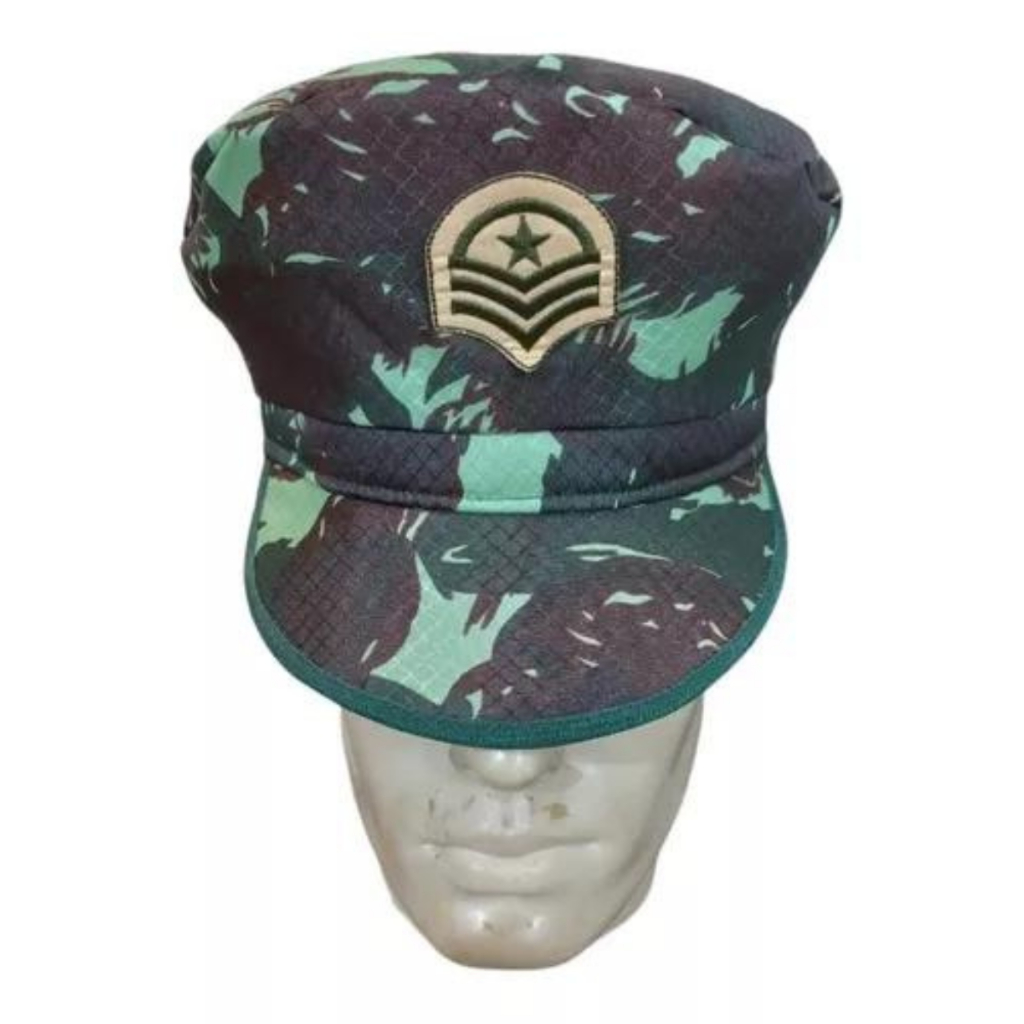 Quepe Soldado Militar Exército Adulto- Simples | Shopee Brasil