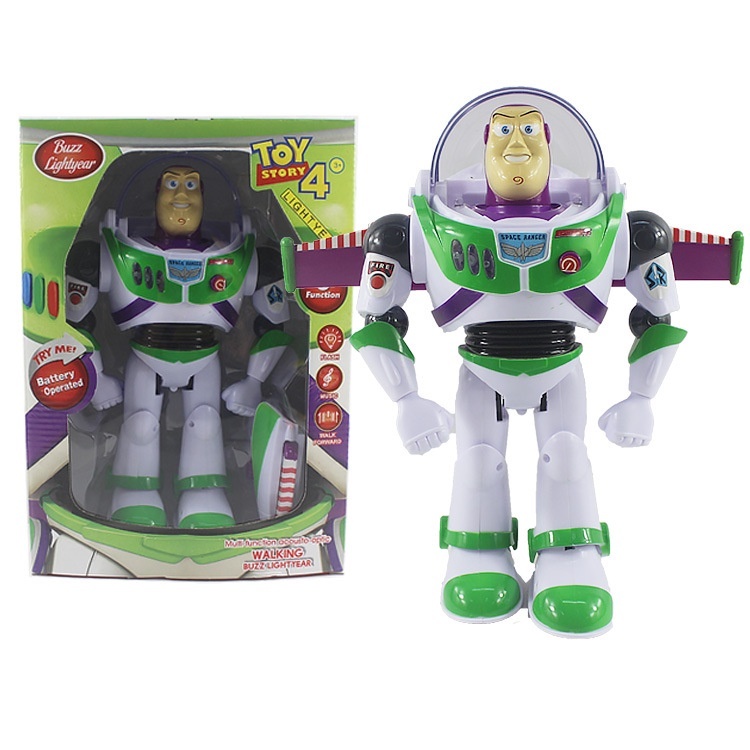 Buzz Lightyear Boneco Articulado Toy Story Com Luzes Anda C/asas Luzes ...