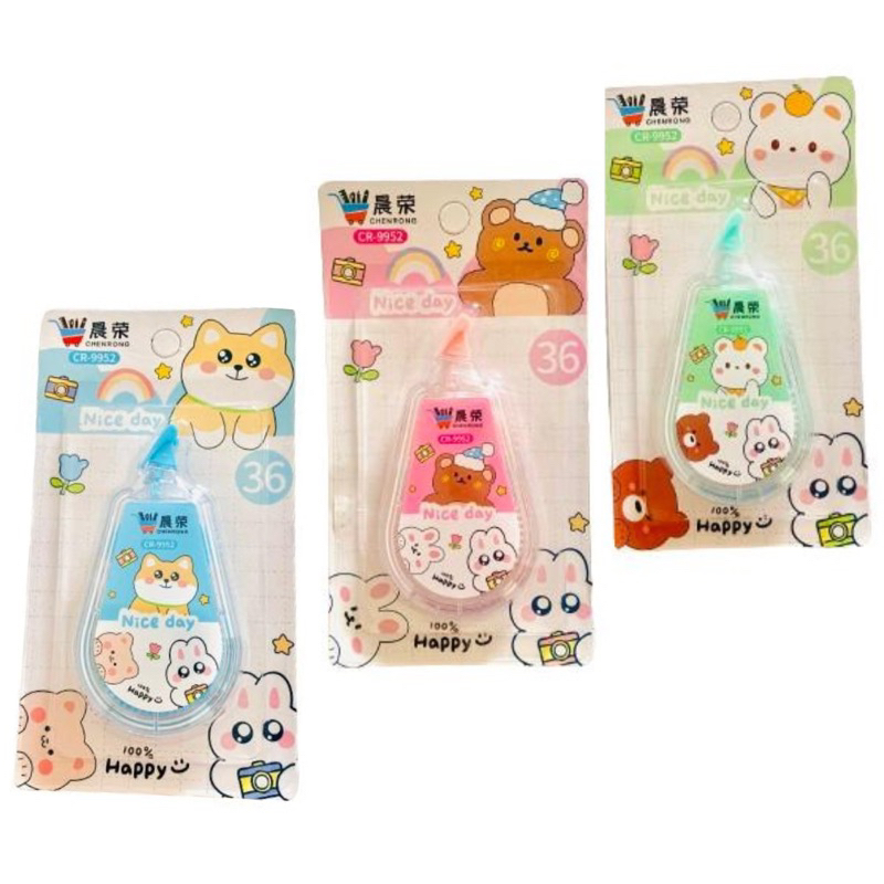 Corretivo em Fita 36x5mm Escolar Office Estudante Crianças Papelaria ...