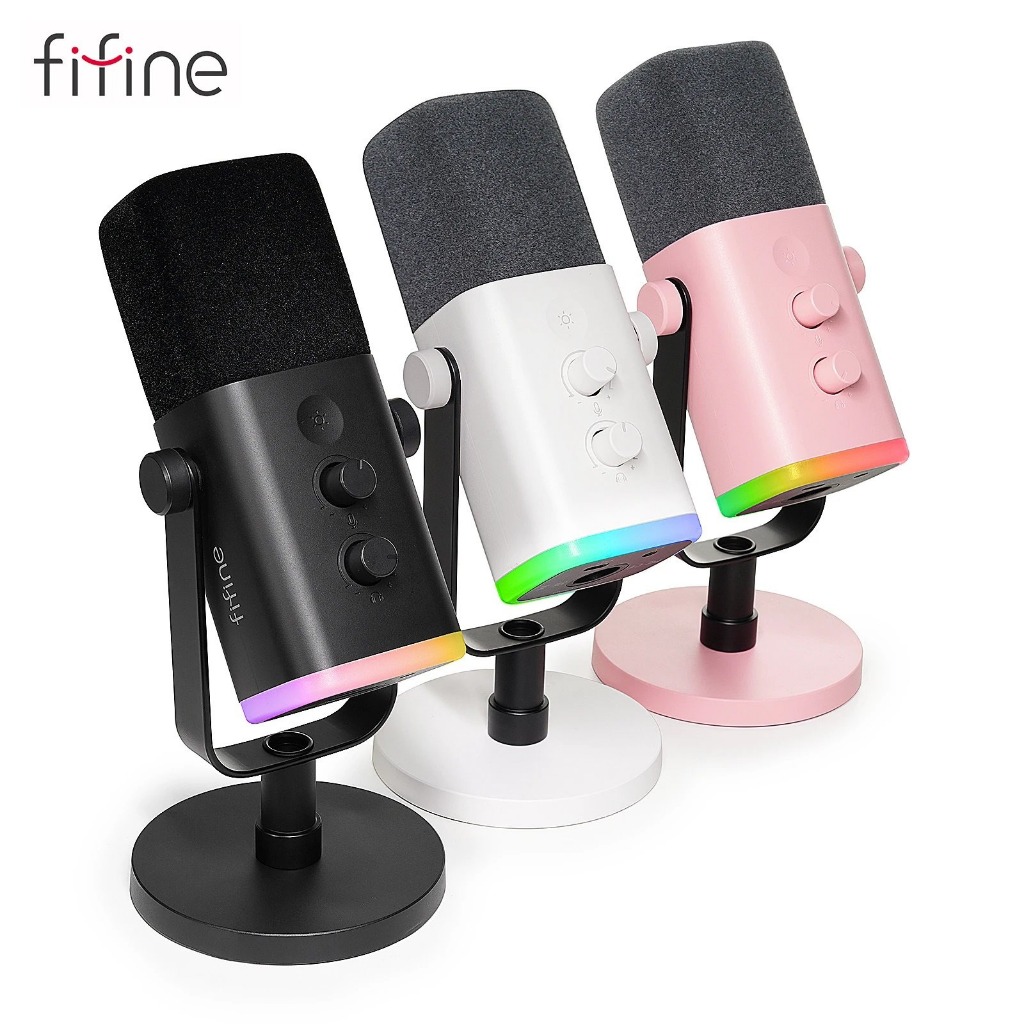 Microfone Fifine XLR AM8 Dinâmico Cardioide | Shopee Brasil
