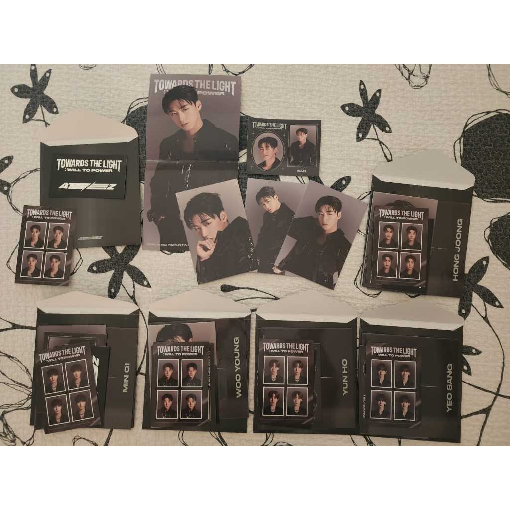 ATEEZ merch Hongjoong Seonghwa Yunho Yeosang San Mingi Wooyoung Jongho ...