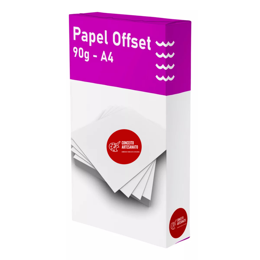 Papel Offset 90g (Alta Alvura) - A4 | Shopee Brasil