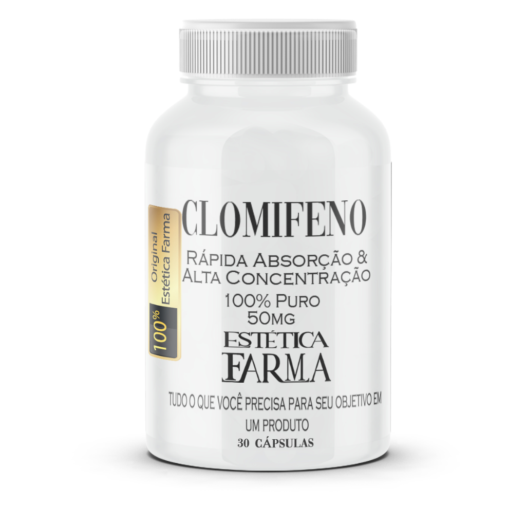 Clomifeno 30 capsulas 50mg 100% Original 100% Original Estética Farma ...