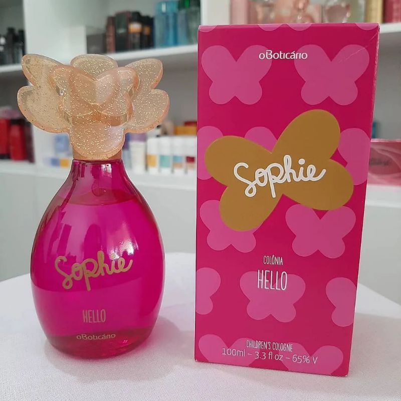 Colônia Infantil Sophie Hello O Boticário | Shopee Brasil