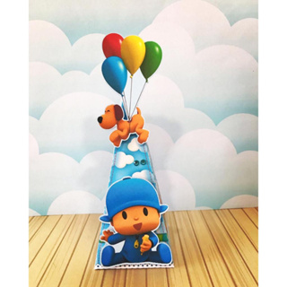 Kit Caixa cone 3D personalizada - Pocoyo | Shopee Brasil
