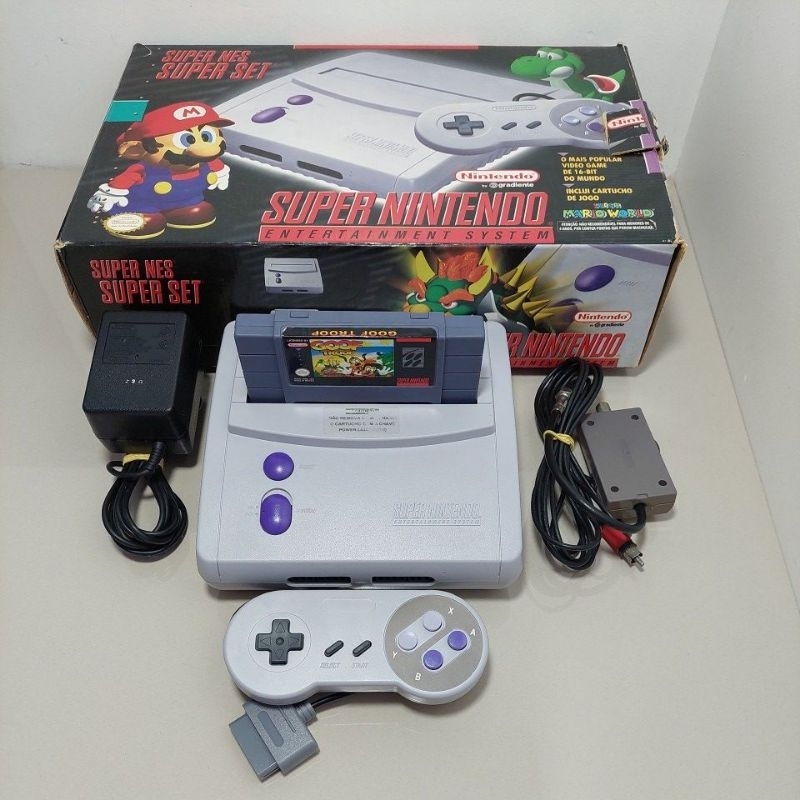 Super Nintendo Baby Completo na Caixa | Shopee Brasil
