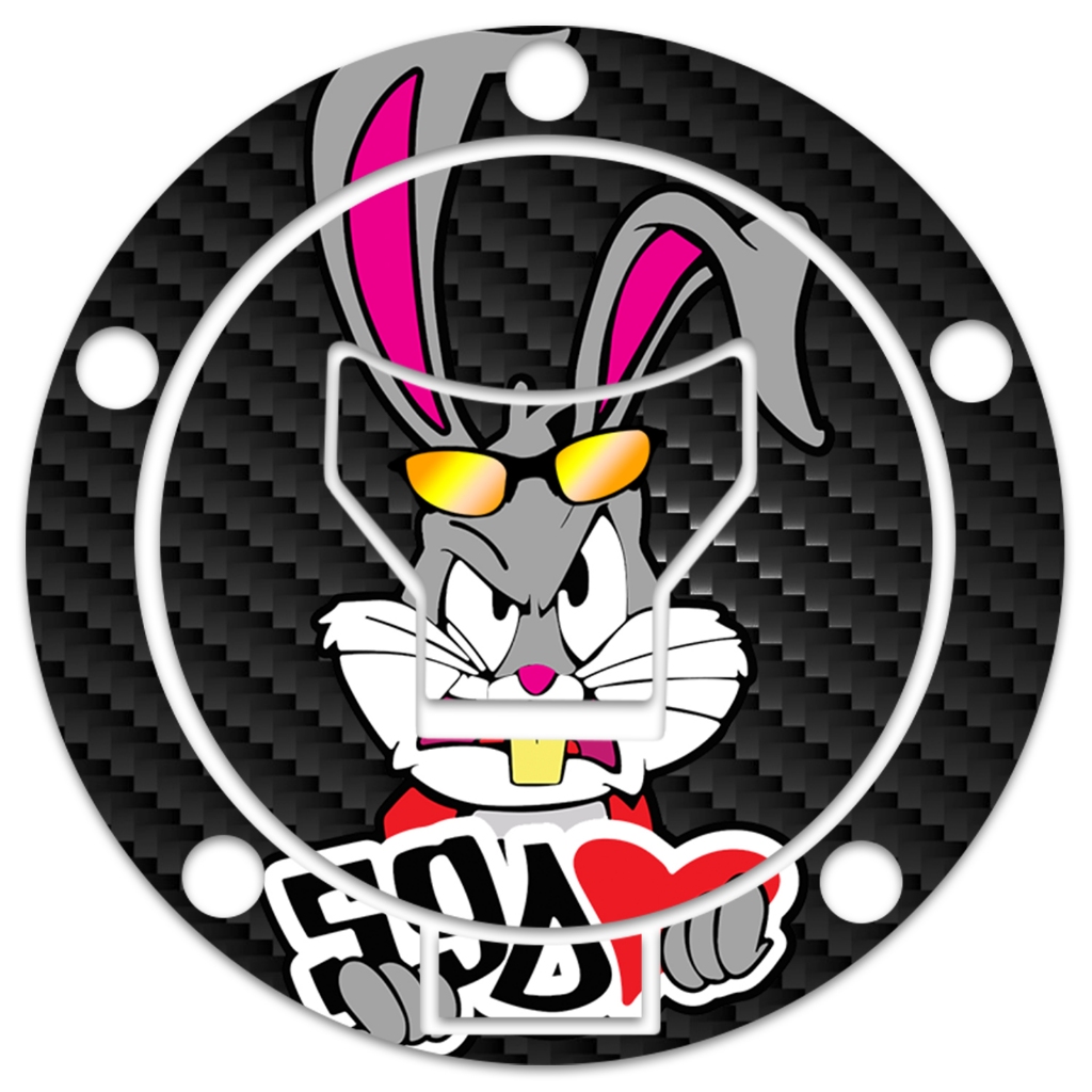 Adesivo Tampa Tanque Moto CG Titan Start Fan 160 Sticker Pernalonga 59D ...