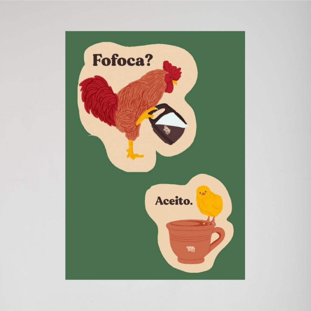 Plaquinha Fofoca | Shopee Brasil