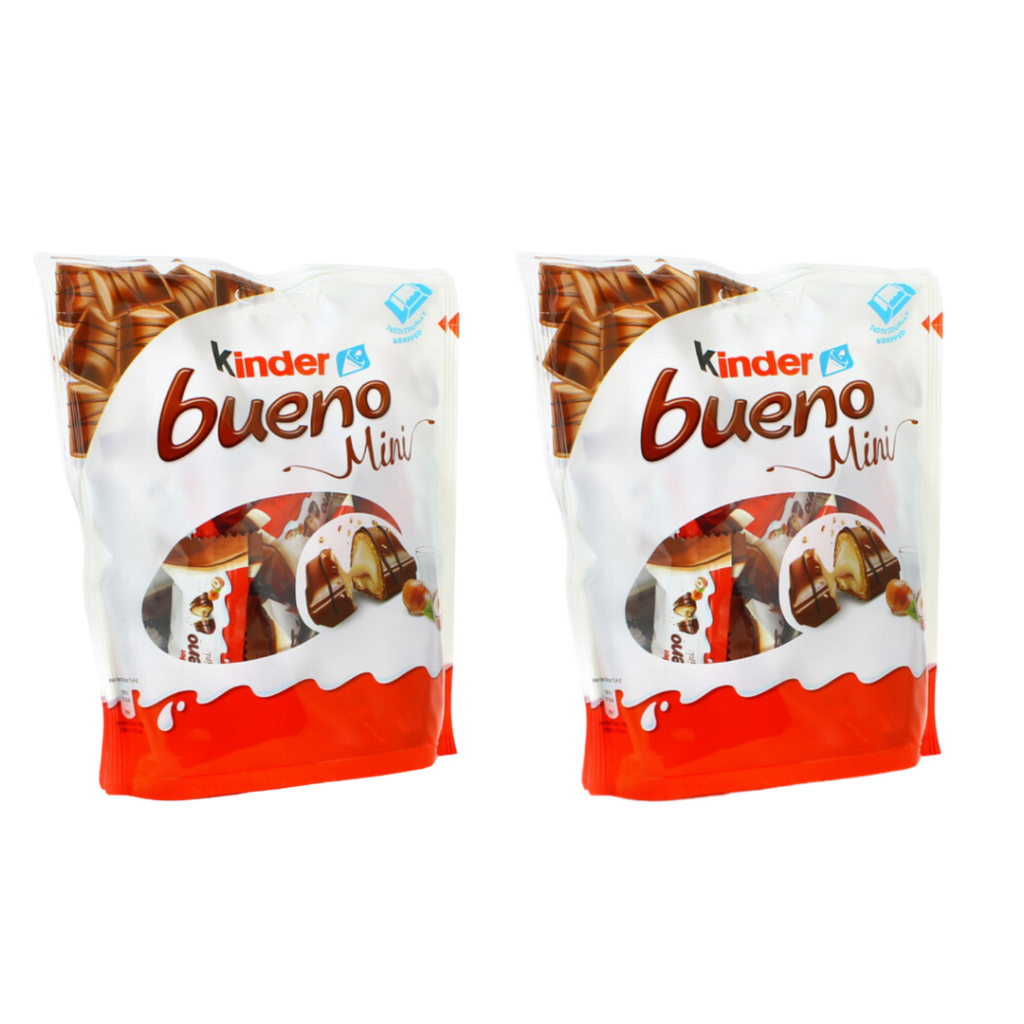 Kit Com 2 Chocolate Kinder Bueno Mini 108g | Shopee Brasil