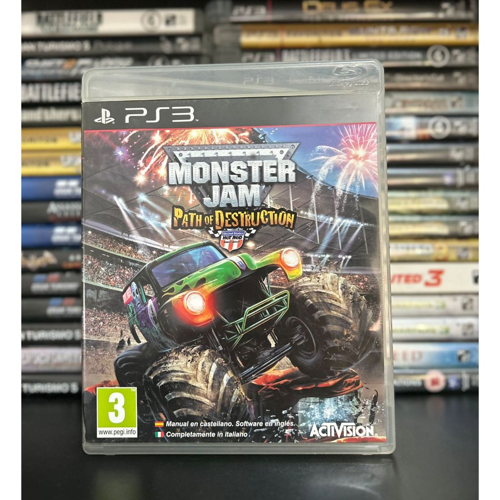 Monster Jam: Path of Destruction - Jogo Mídia Física Vídeo Game ...