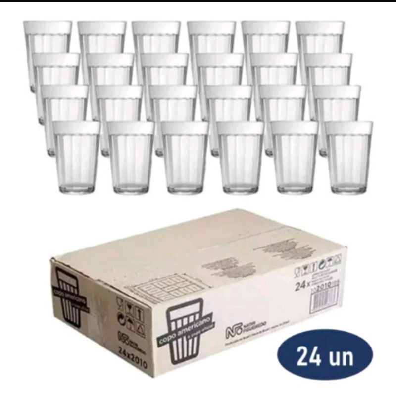 Copo Americano NADIR Caixa Com 24 /48 /12 /6 Unidades Nadir 190ml gamer | Shopee Brasil