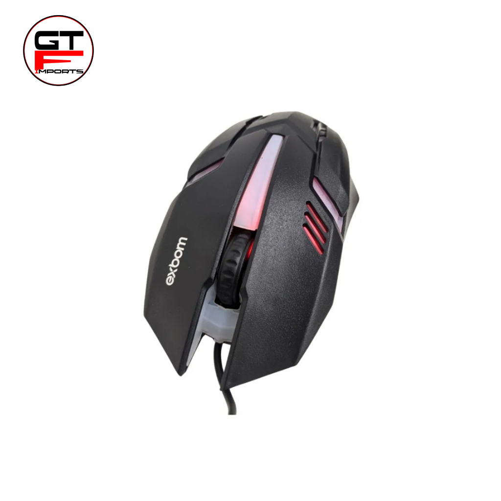 Mouse Gamer LED Rgb 7 Cores Com Fio EXBOM MS-62 | Shopee Brasil