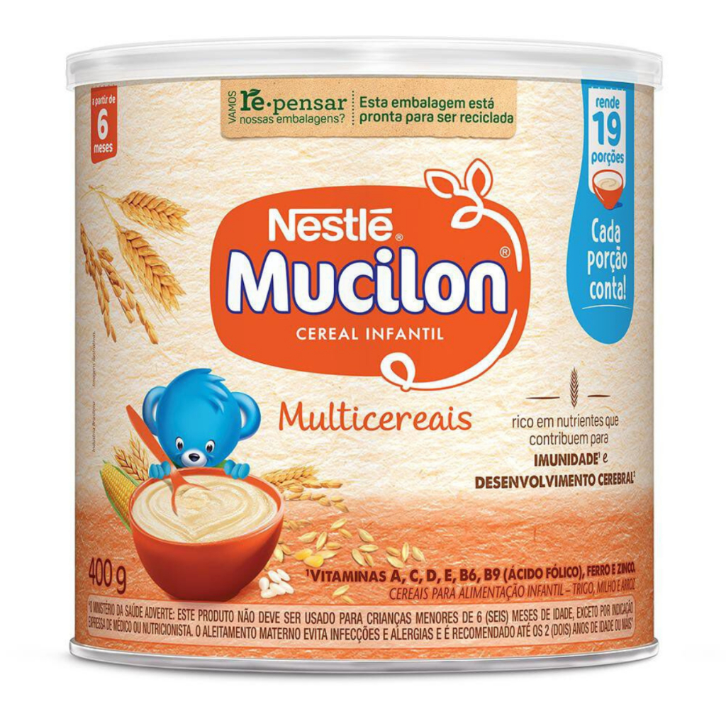 Cereal Infantil Mucilon Multicereais 400g | Shopee Brasil