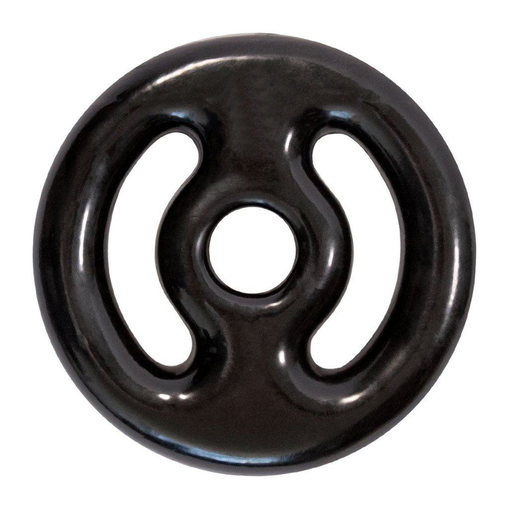 Anilha Vazada Emborrachada em Ferro Fundido 3,5cm - Revestida em PVC ...