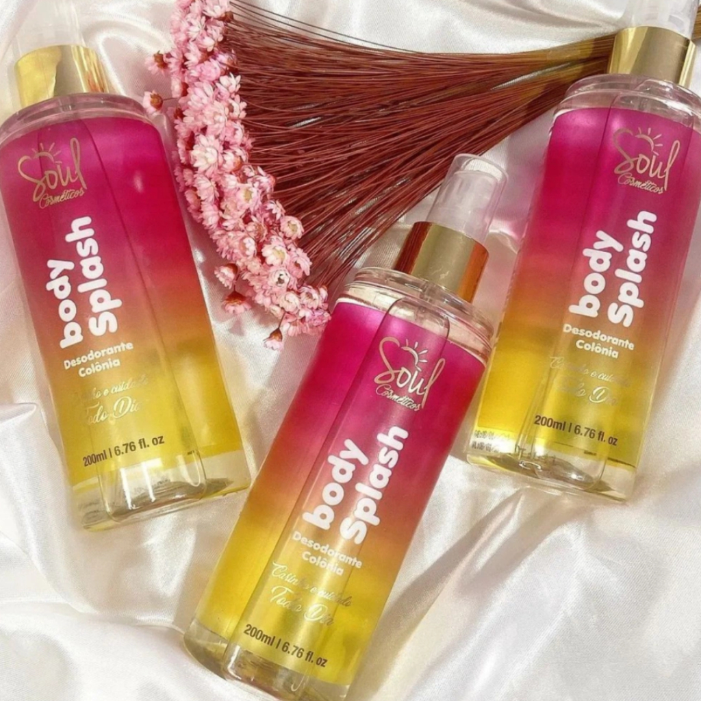Body Splash Soul Cosméticos Perfume Corporal delicada Desodorante Colônia 200ml | Shopee Brasil