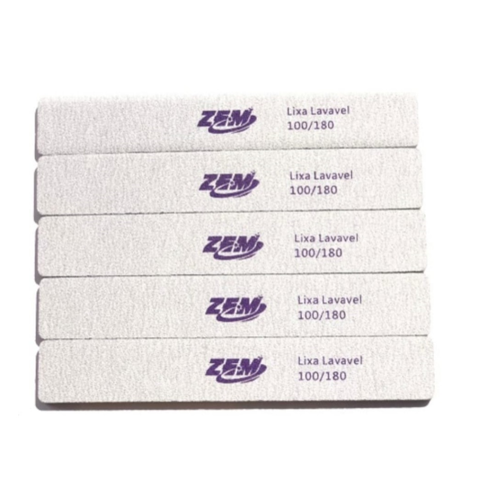 Kit Com 20 Lixas Formatos ZEM 100/180 HM-0041 | Envio Hoje | Shopee Brasil