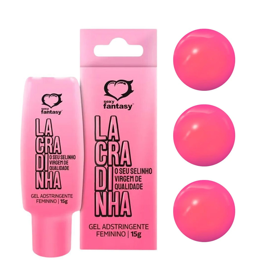 KIT Gel Lubrificante Intimo Feminino Lacradinha 15g + Bolinha Para Sexo Sexy Fantasy SEX SHOP ...