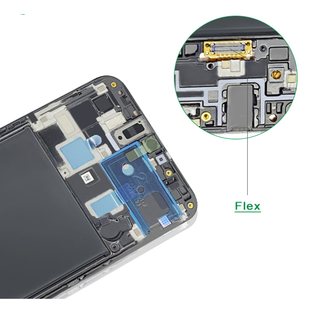 Tela Frontal Display Lcd Touch Completo Samsung A20 A205 Incell Com Aro | Shopee Brasil