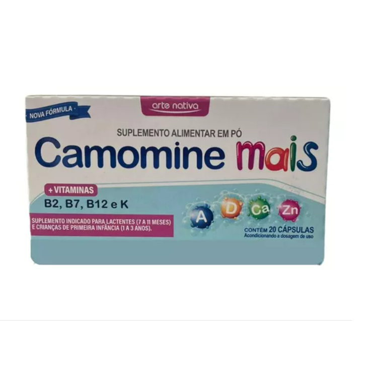 Camomine Mais Baby - 20 Cápsulas | Shopee Brasil