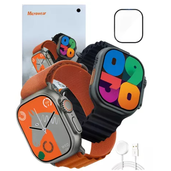 Smartwatch U9 Ultra Plus 49mm NFC GPS Esportivo Fitness Relógio Android ...