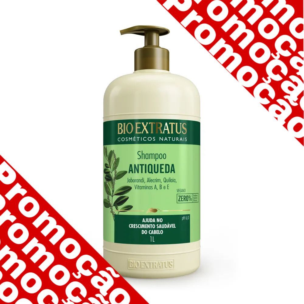 Shampoo Jaborandi Antiqueda Bio Extratus 1L | Shopee Brasil