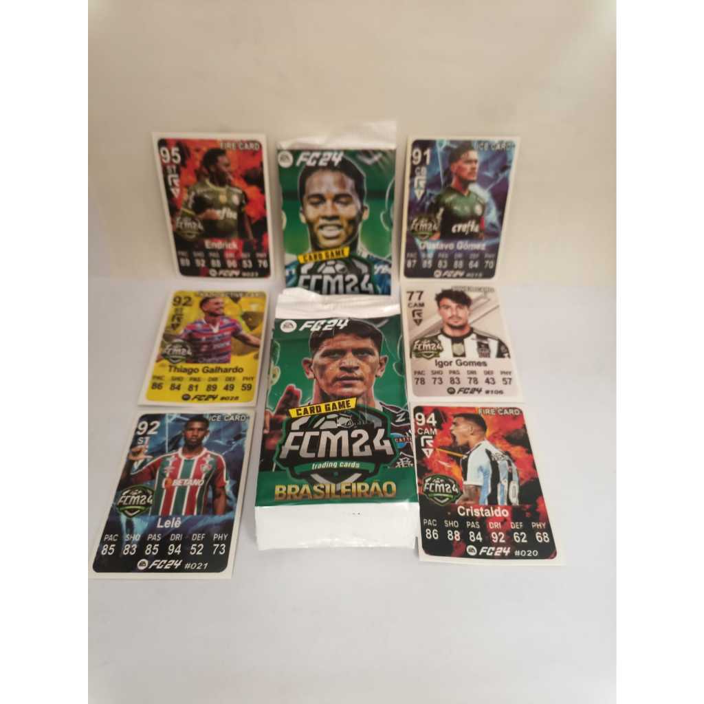 FC FCM 24 BRASILEIRÃO 2024 - Card Game - Kit 50 Pacotes com 4 cards ...