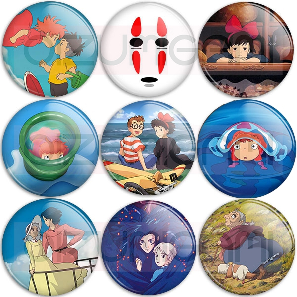 Bottons - Buttons - Botons - Studio Ghibli - Tam: 4,5cm | Shopee Brasil