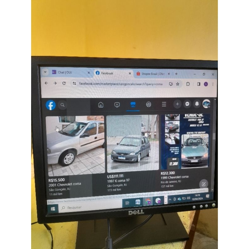 Monitor Dell 17 polegadas C/detalhe | Shopee Brasil