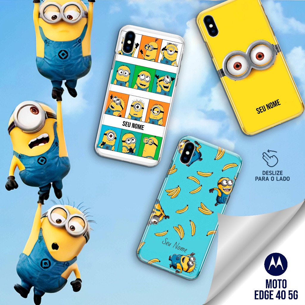 Capa Capinha - Moto Edge 40 5G - Minions | Shopee Brasil