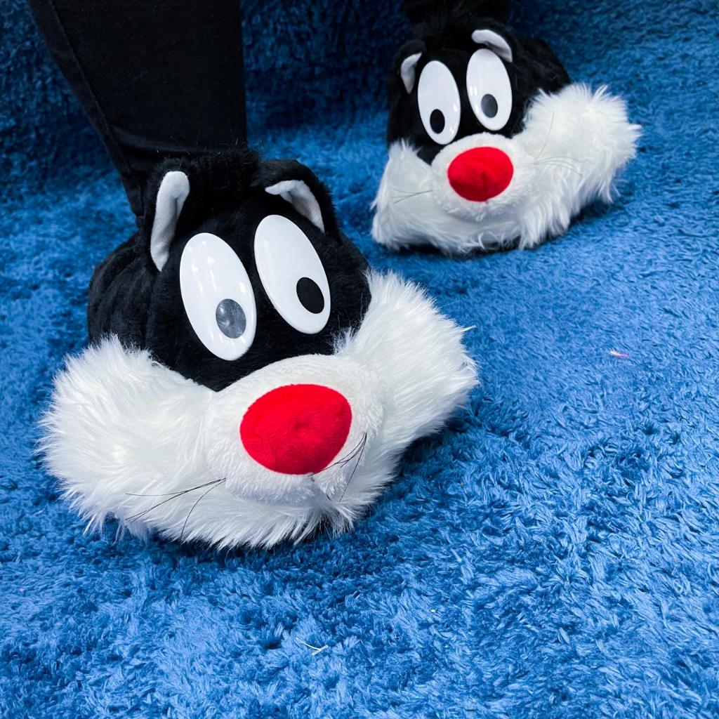 Zona Criativa Pantufa 3D Looney Tunes Frajola | Shopee Brasil
