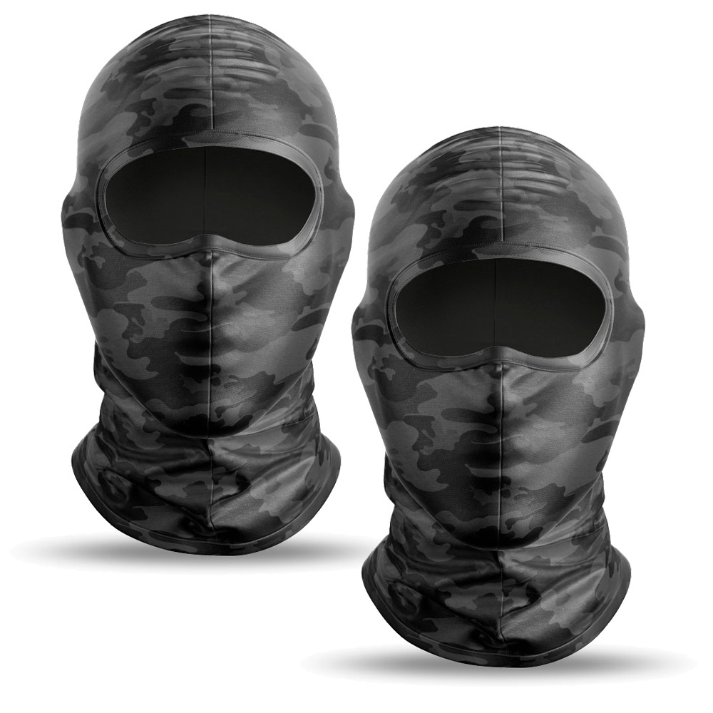 Kit 2 Balaclavas Touca Ninja Proteção Solar Uv Confortável Tecido Leve ...