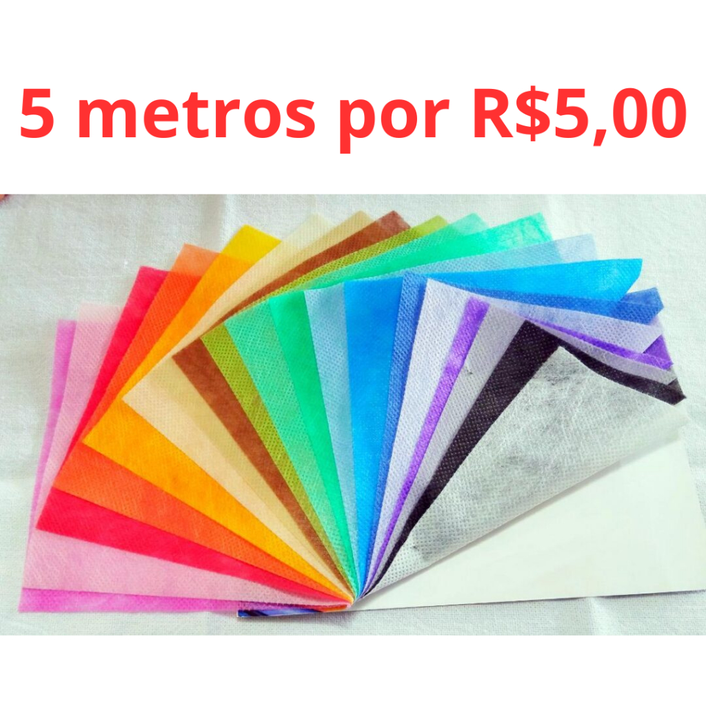 TNT 40g 5 metros - 1,40 de largura - Escolha a cor | Shopee Brasil