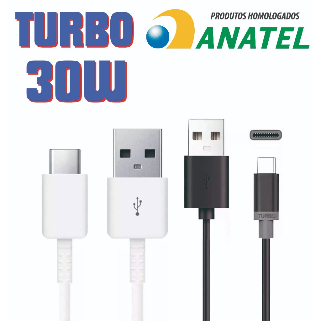 Cabo 30w TIPOC USB para carregador Homologado Anatel Para iPhone 15 MAX ...