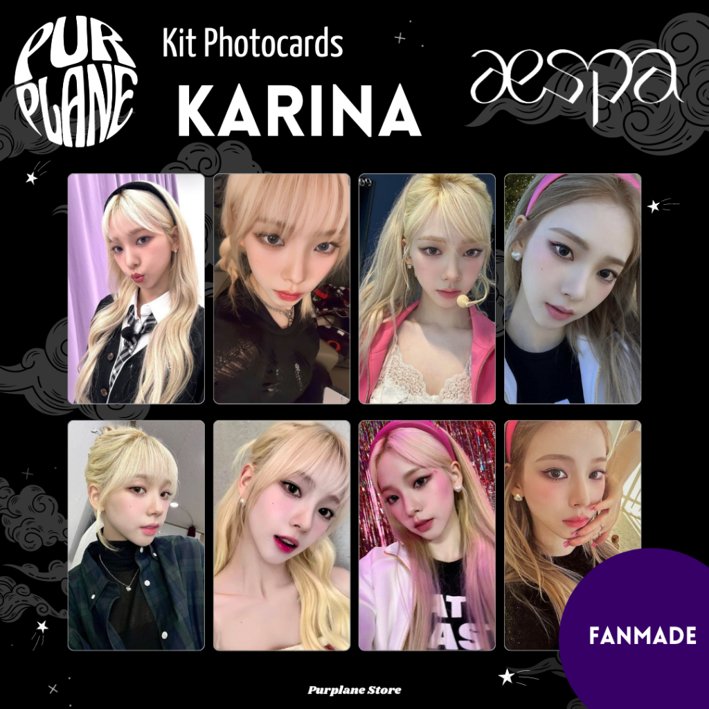 Photocards Karina Aespa Kpop Fanmade | Shopee Brasil